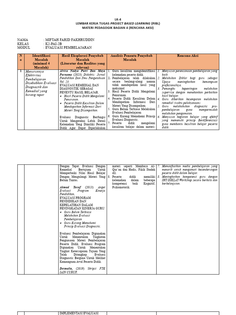 LK 3 Eksplorasi Masalah Lanjutan (PJBL Profesional) Untuk Modul Bagian ...