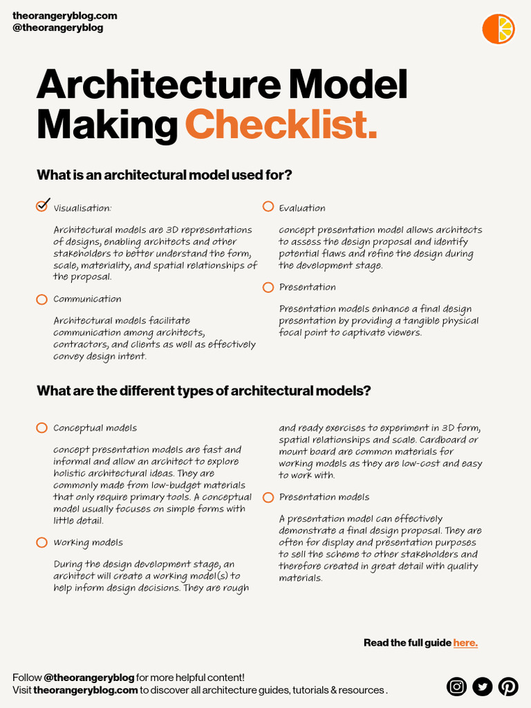 Architectural Model Making Guide | PDF | Architect