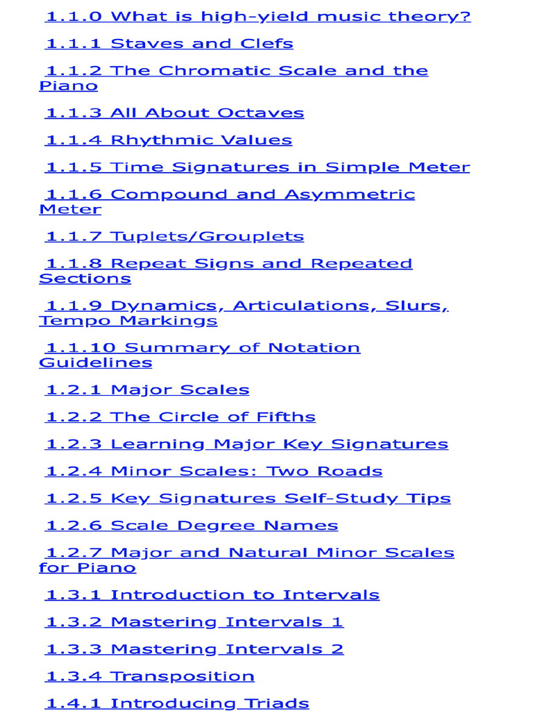 Music Theory Fundamentals | PDF | Clef | Musical Notation