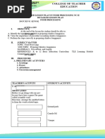 Quantity Food Production Lesson Plan | PDF | Foodservice | Foods