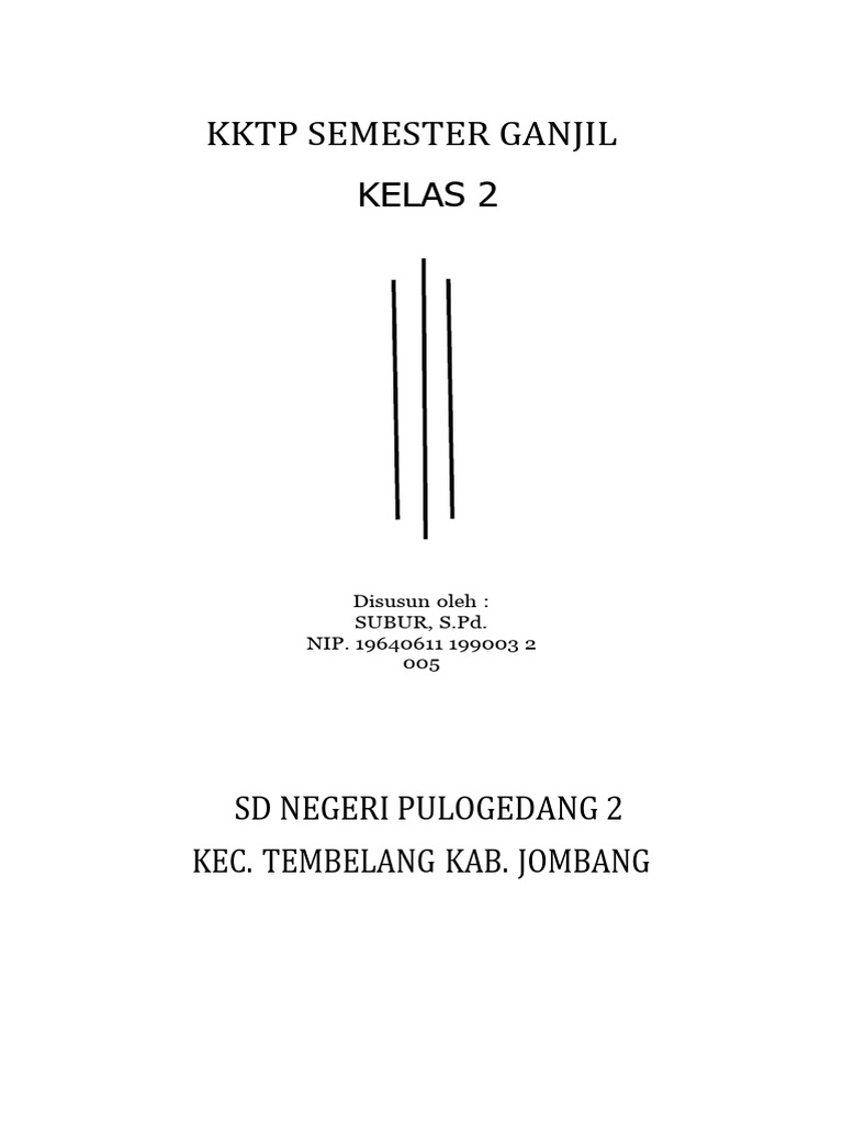 KKTP Semester Ganjil | PDF