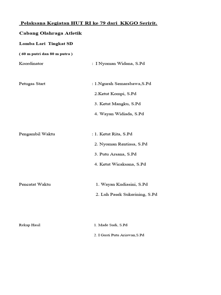 HUT RI Ke 79 KKGO | PDF