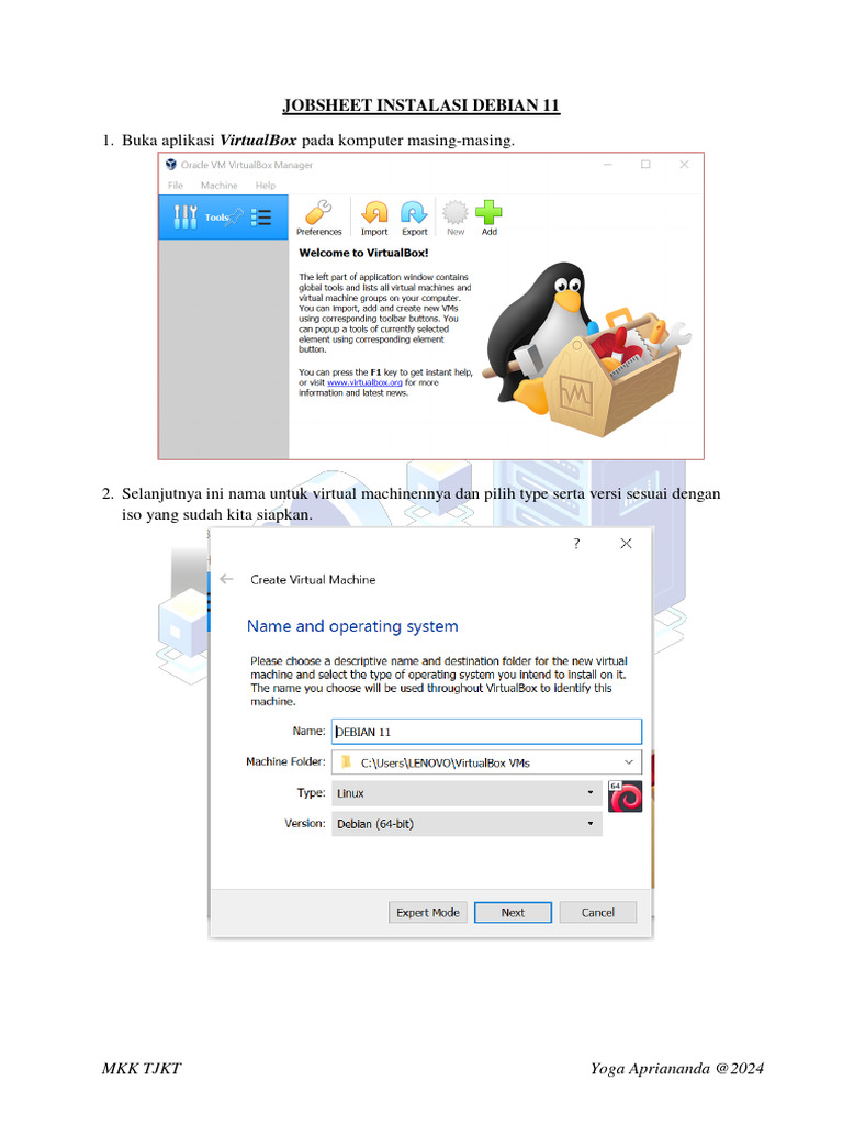 Jobsheet Instalasi Debian 11 | PDF | Game & Aktivitas | Komputer