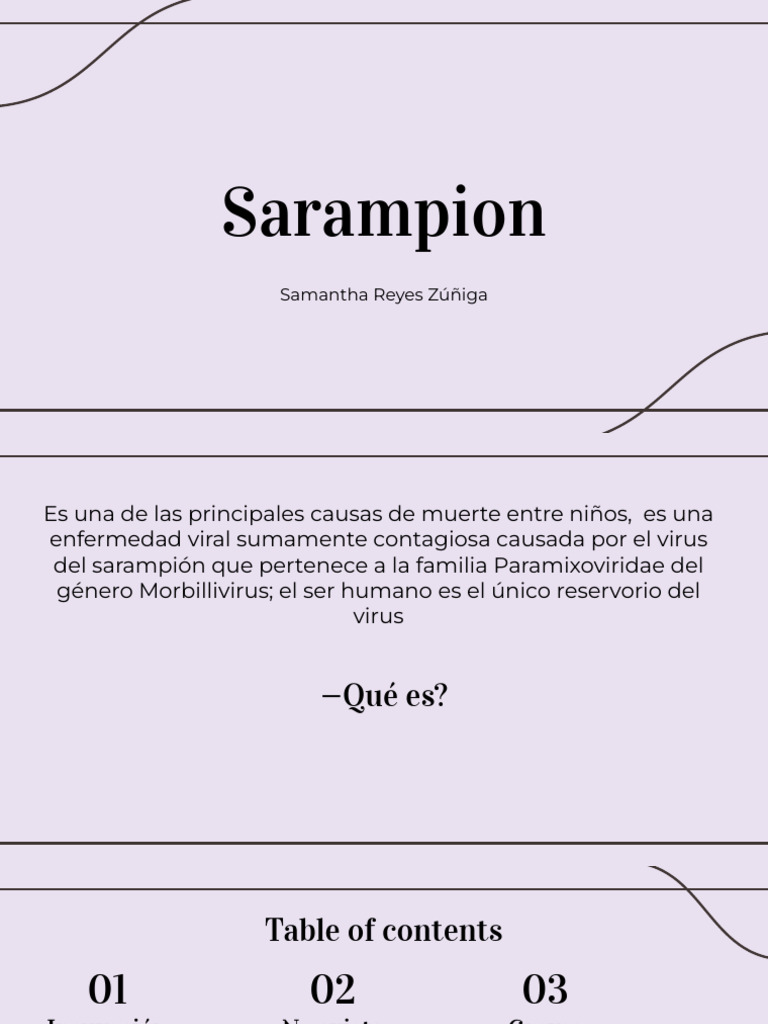 Sarampion | PDF | Sarampión | Causas de la muerte