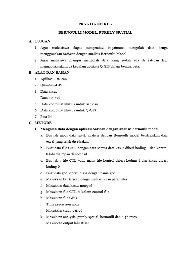 Praktikum 7 - Sik | PDF | Metode & Bahan Ajar | Sains & Matematika