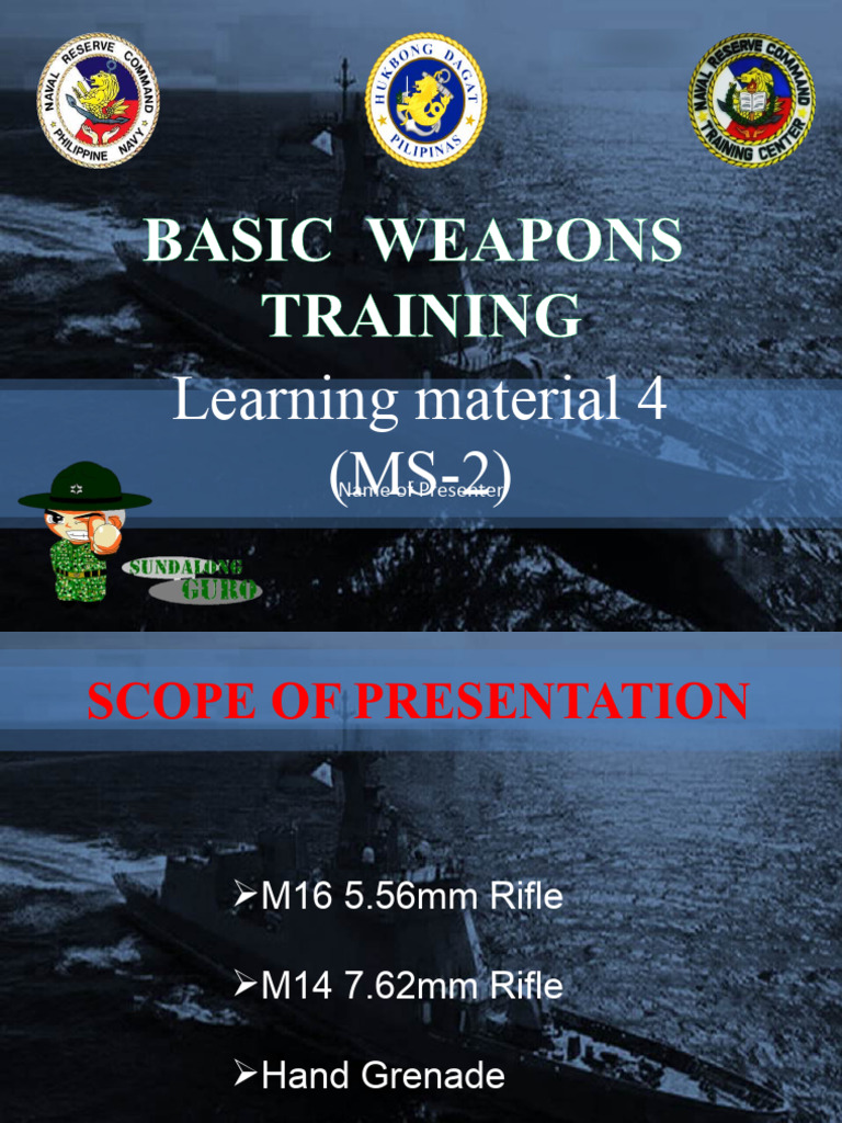 3.basic Weapons Training | PDF | Rifle | Fuze