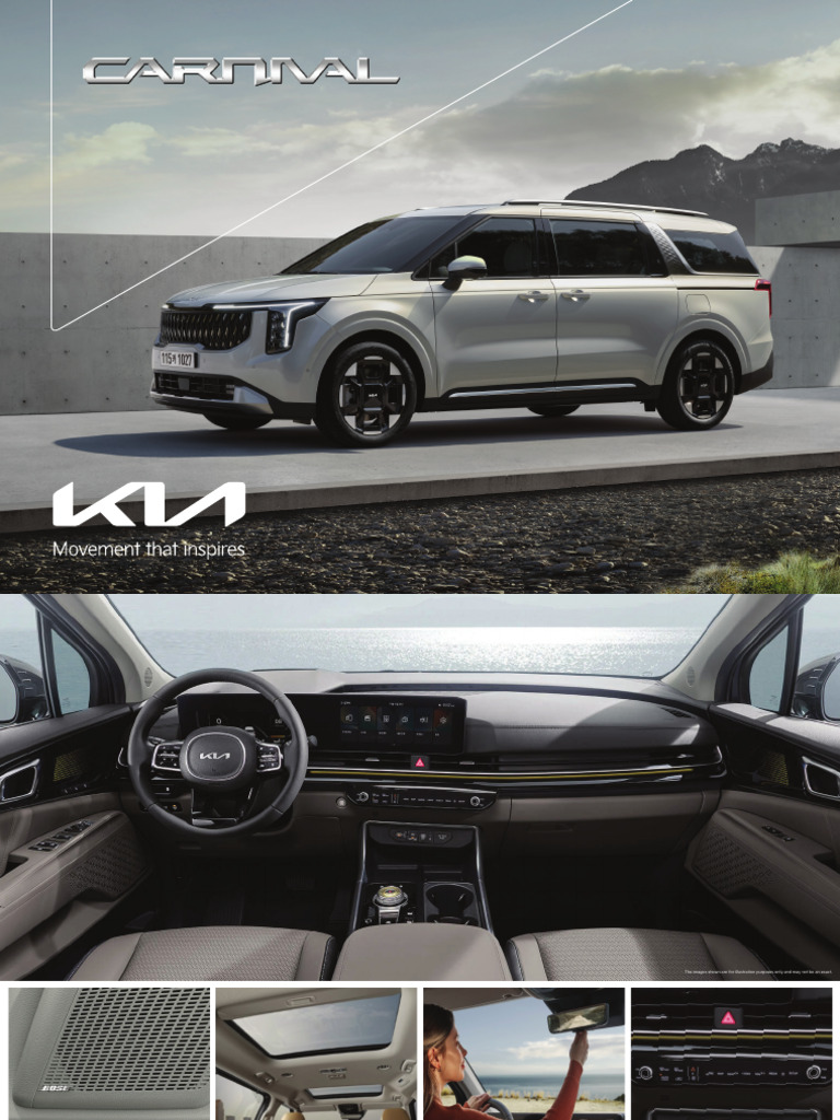 Kia Carnival (KA4) PE Brochure - 240717 - 080913 | PDF | Off Road Vehicles | Automotive Industry