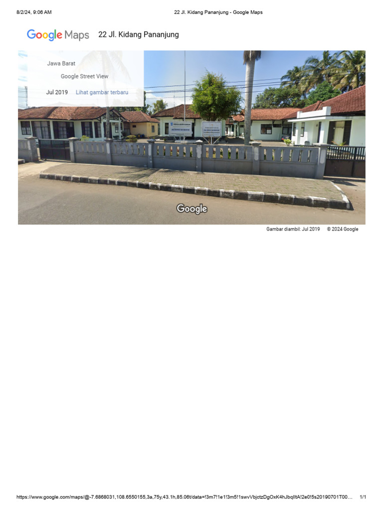 22 Jl. Kidang Pananjung - Google Maps | PDF