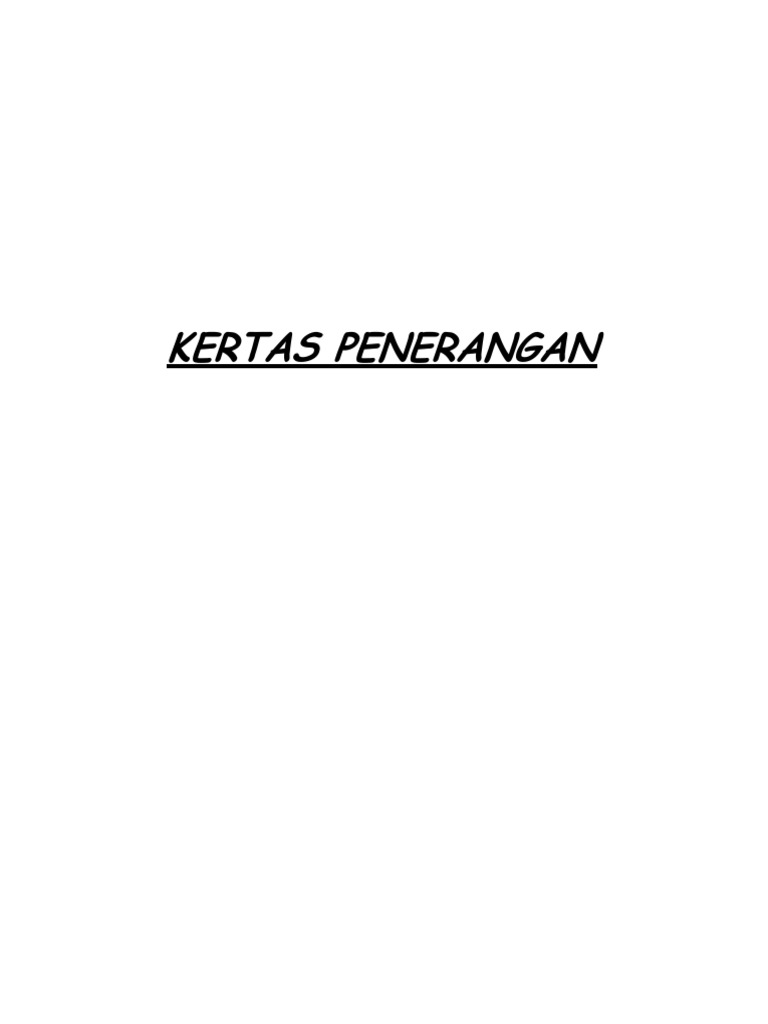 Kertas Penerangan 1.0 Hand Tools | PDF