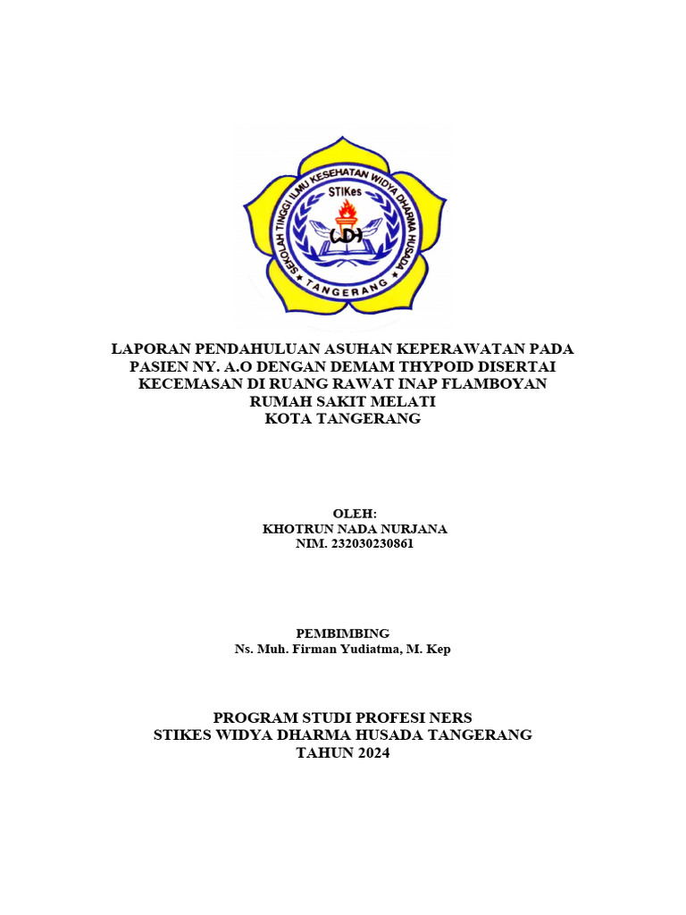LP Dan LK Jiwa Cemas | PDF