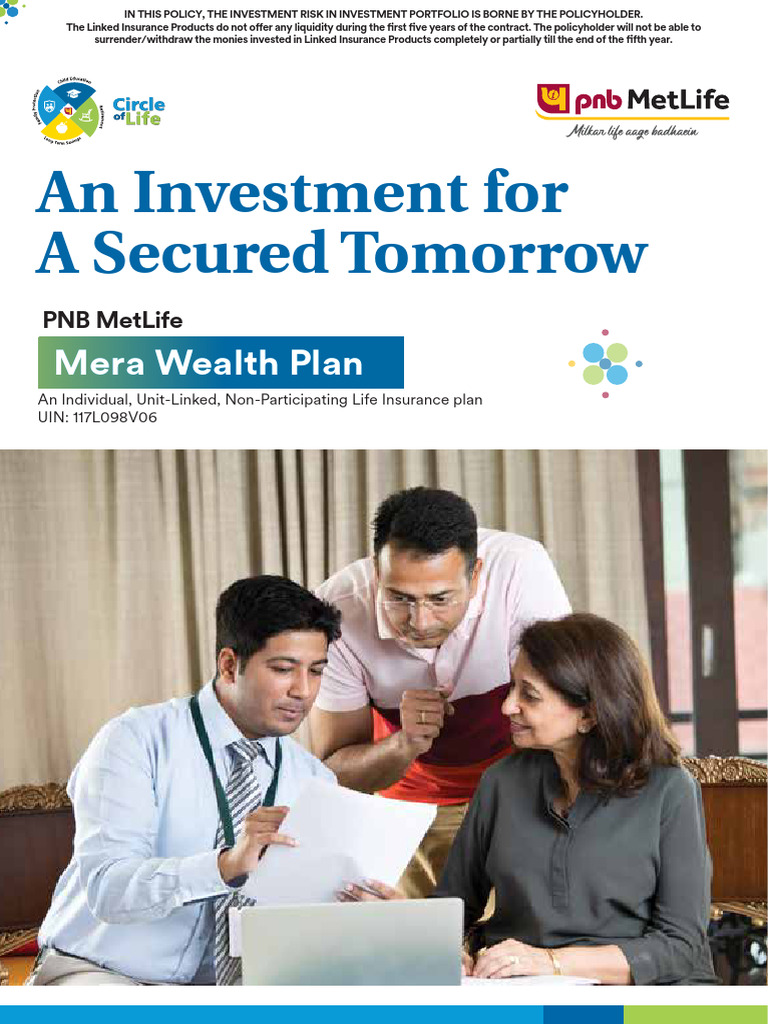 PNB MetLife Mera Wealth Plan Overview | PDF | Insurance | Money Market Fund
