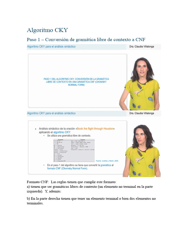 Algoritmo CKY | PDF