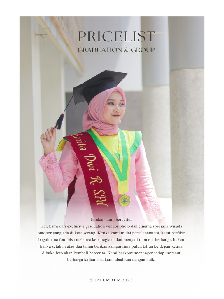 Price List Graduation | PDF