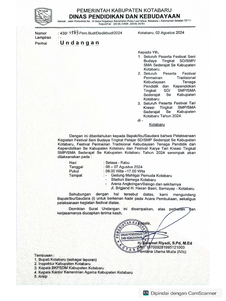 undangan lomba | PDF