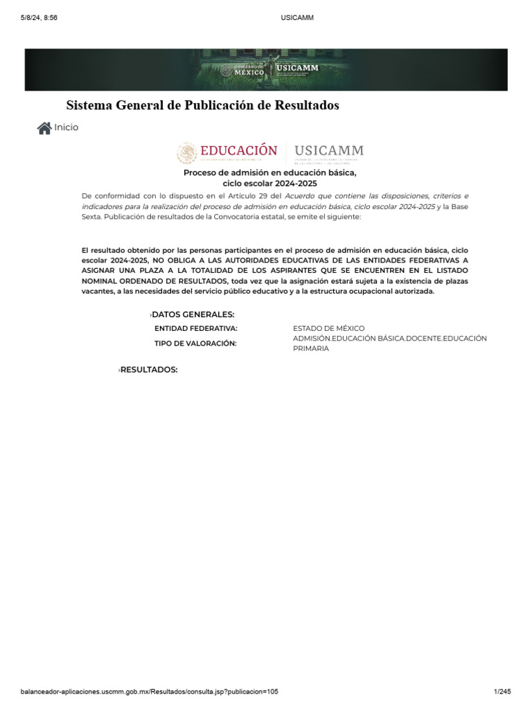 USICAMM 2024 2025 | PDF