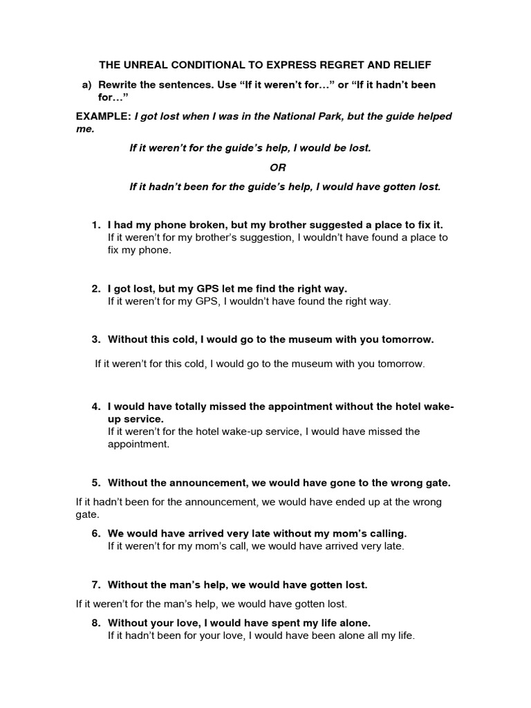 The Unreal Conditional | PDF | Language Arts & Discipline | Young Adult