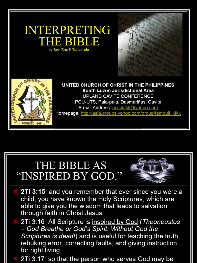 Interpreting the Bible for Teachers | PDF | Exegesis | Bible