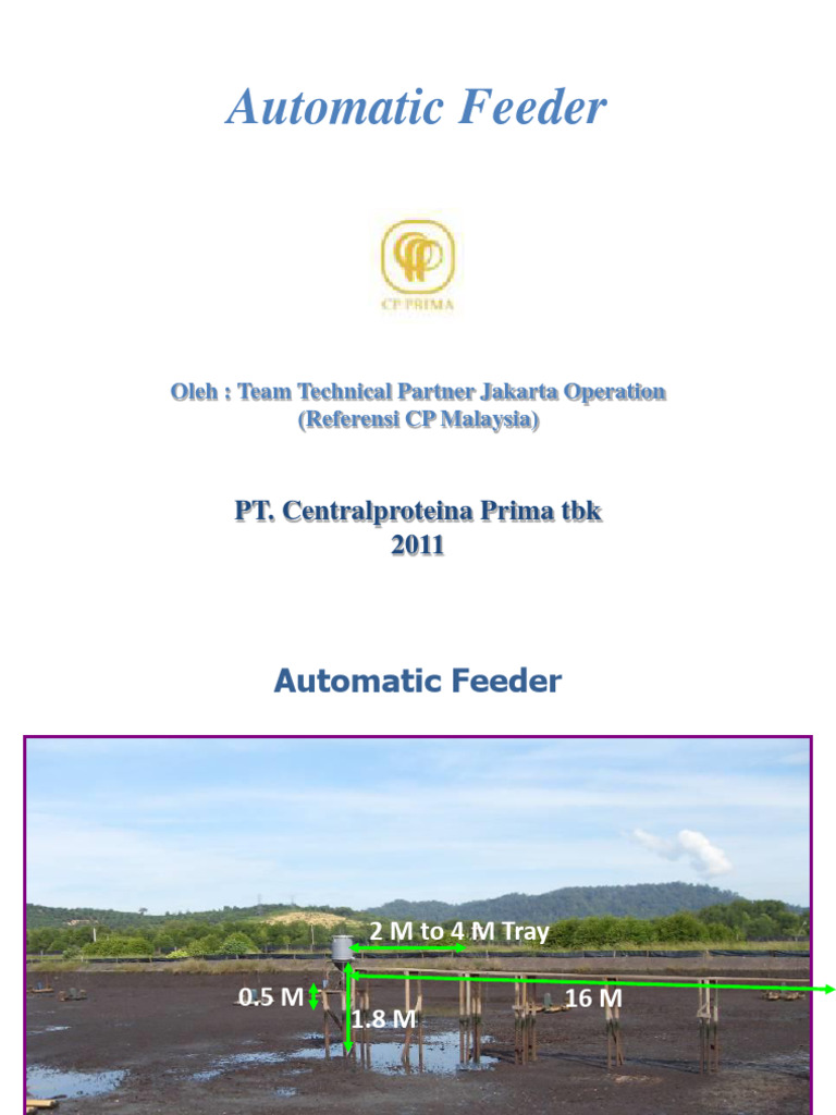 Automatic Feeder by PT. CPP - TBK | PDF