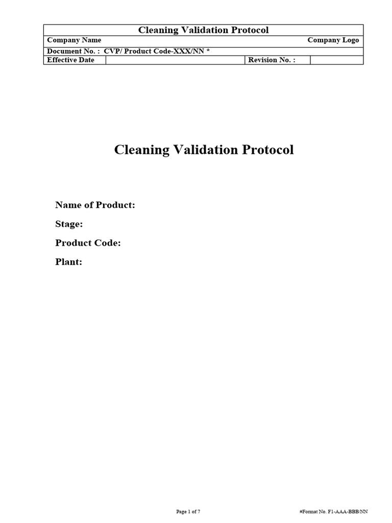 Cleaning Validation Protocol Guide | PDF | Quality Assurance