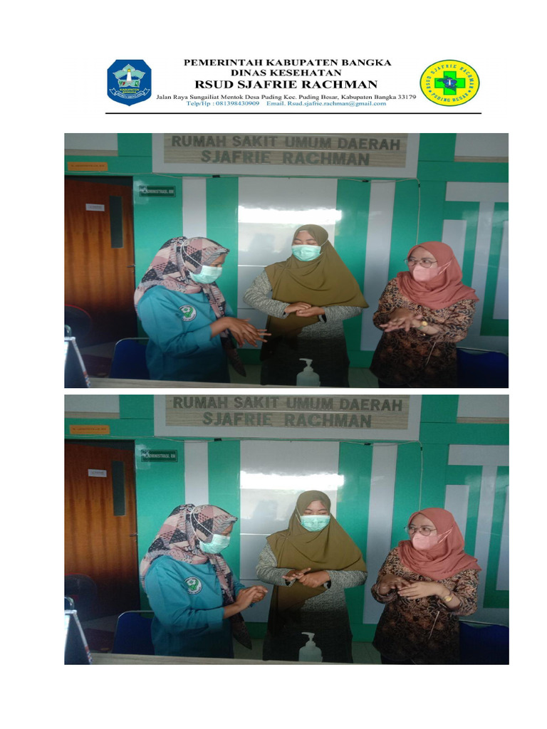 Bukti Penerapan Hand Hygiene RSSR | PDF