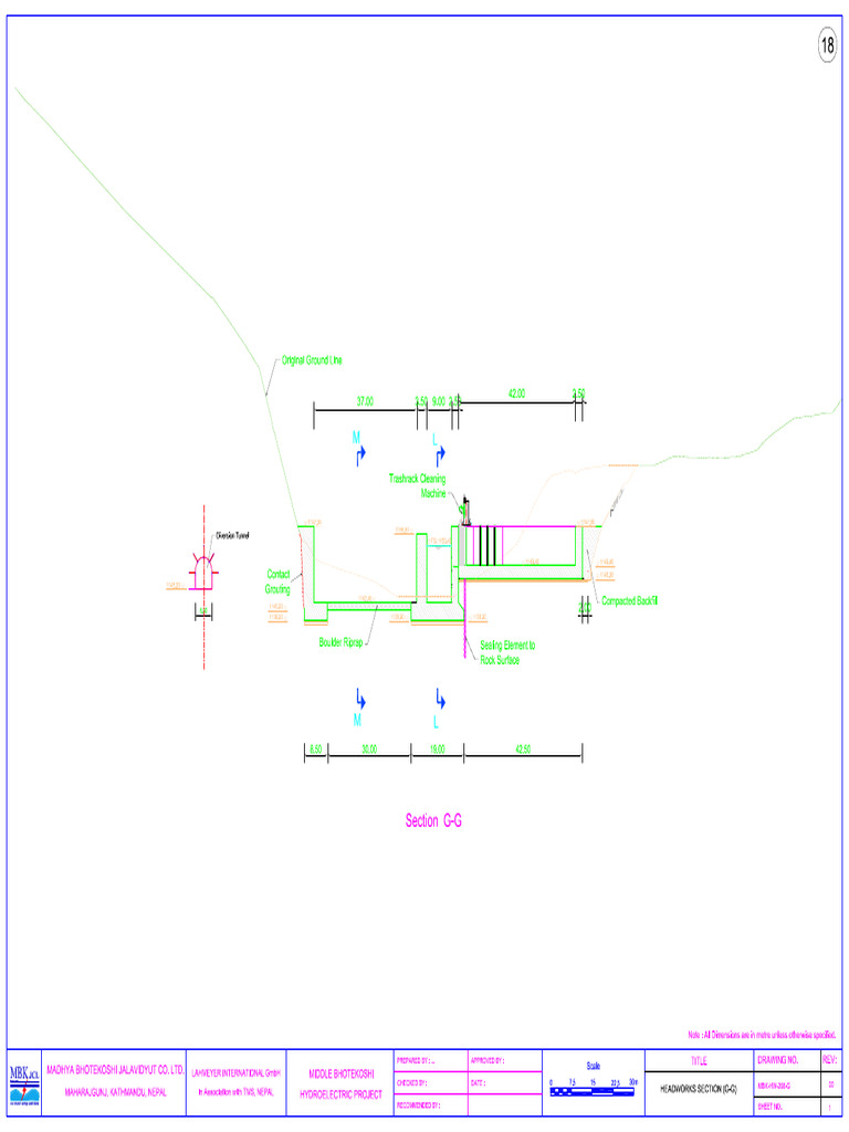 Cross Section of Settling Basin | PDF