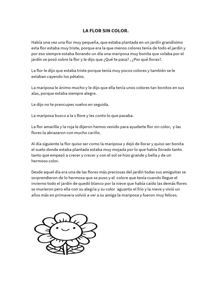 La flor que encontró su color | PDF | Arte | Poesía
