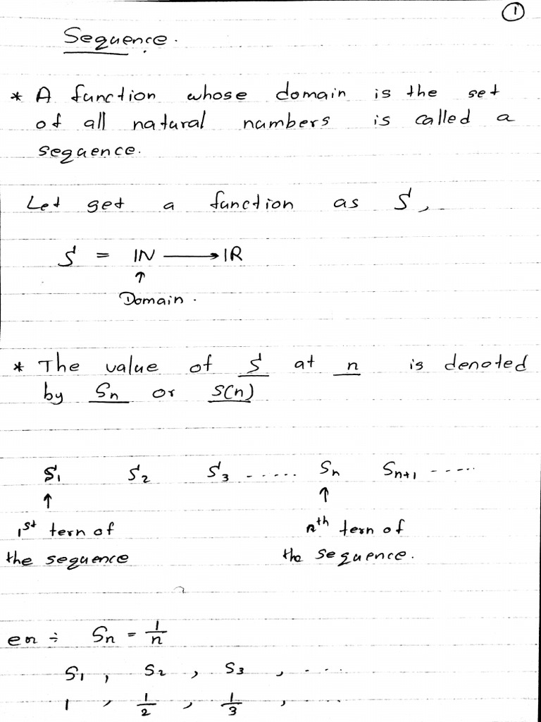 Real Analysis - Sequence | PDF | Limit (Mathematics) | Mathematical Concepts
