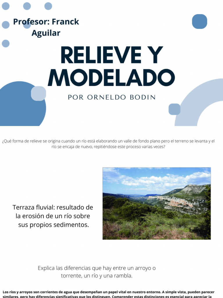 Relieve y Modelado | PDF