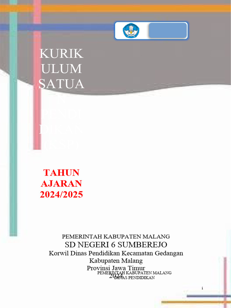 Contoh Cover KSP SD 2024/2025 | PDF | Karier & Perkembangan | Kesehatan ...