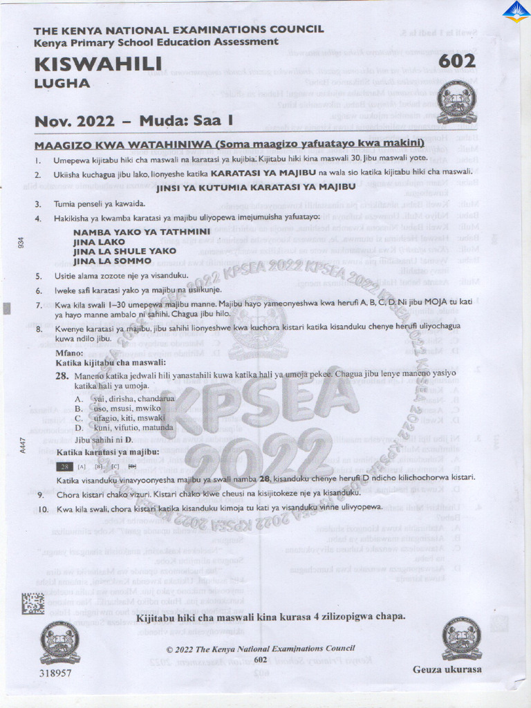 Kis 2022 Kpsea | PDF
