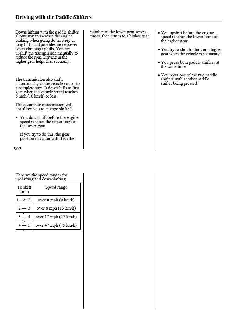 PADDLE SHIFTER 4 | PDF