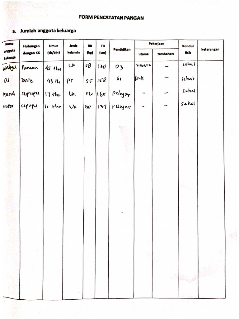 Food Account | PDF