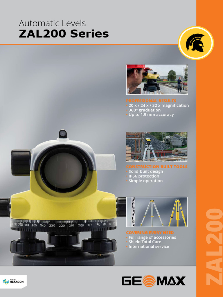 GeoMax ZAL200 AUTO LEVEL FEATURES | PDF | Equipment | Imaging