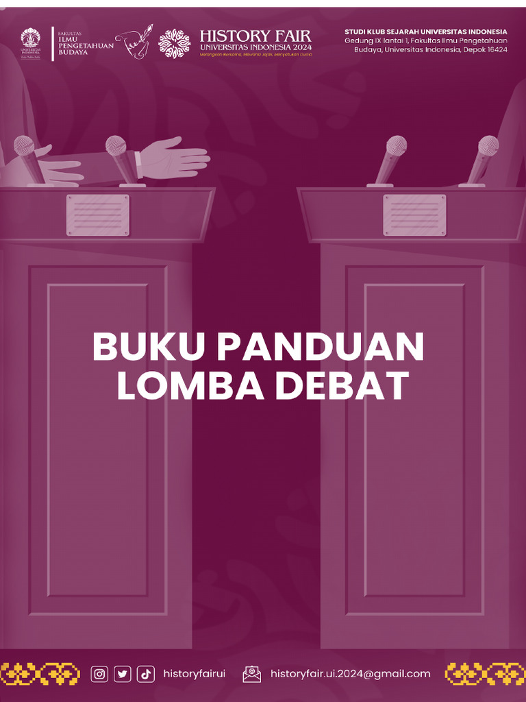 Buku Panduan Lomba Debat HF UI 2024 | PDF | Perjalanan