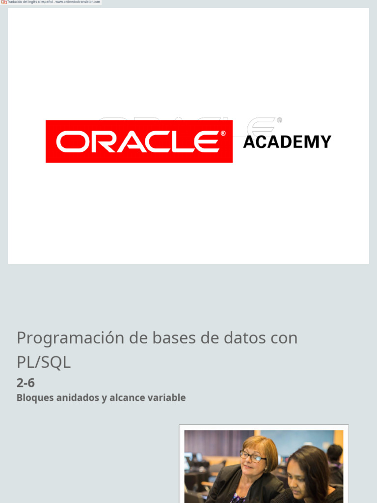 PLSQL 2 6.en - Es | PDF | Ingeniería de software | Gestión de datos
