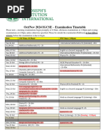 IGCSE Exam Timetable November 2025 Updated | PDF