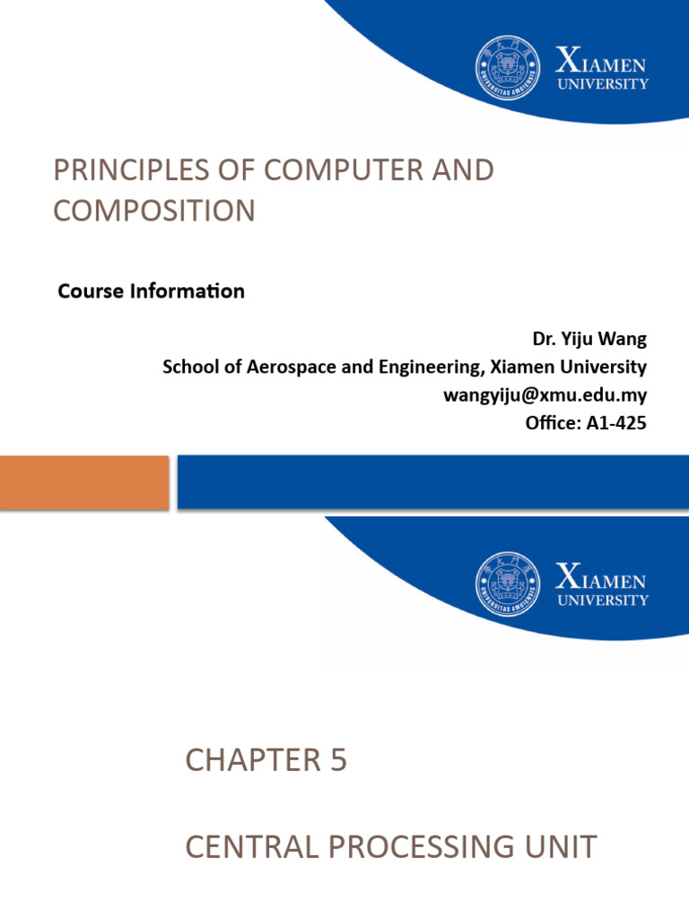 Week10 Lecture Chapter5 | PDF | Central Processing Unit | X86 Architecture