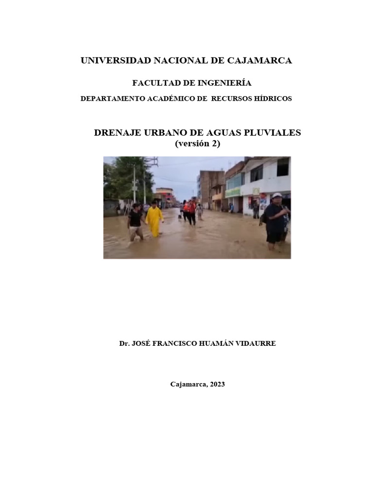 Drenaje Pluvial Urbano - Parte I | PDF | Drenaje | Inundar