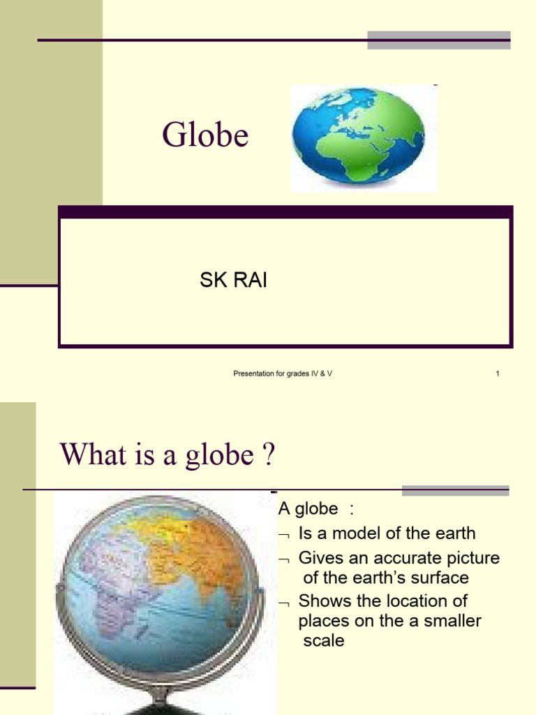 Geog CH-2 Globe-130601041349-Phpapp01 | PDF | Equator | Latitude