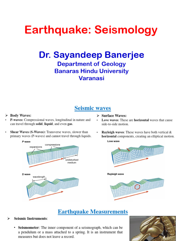 Earthquake Seismology | PDF | Seismology | Earthquakes