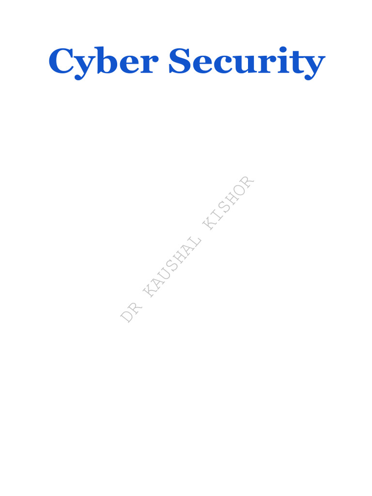 UNIT-1 Cybersecurity Complete Notes | PDF | Cybercrime | Malware