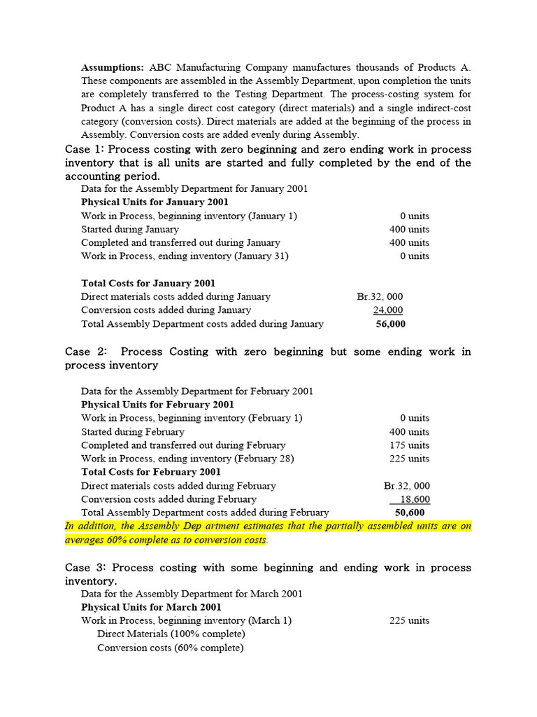 Class Project | PDF | Inventory | Management Accounting