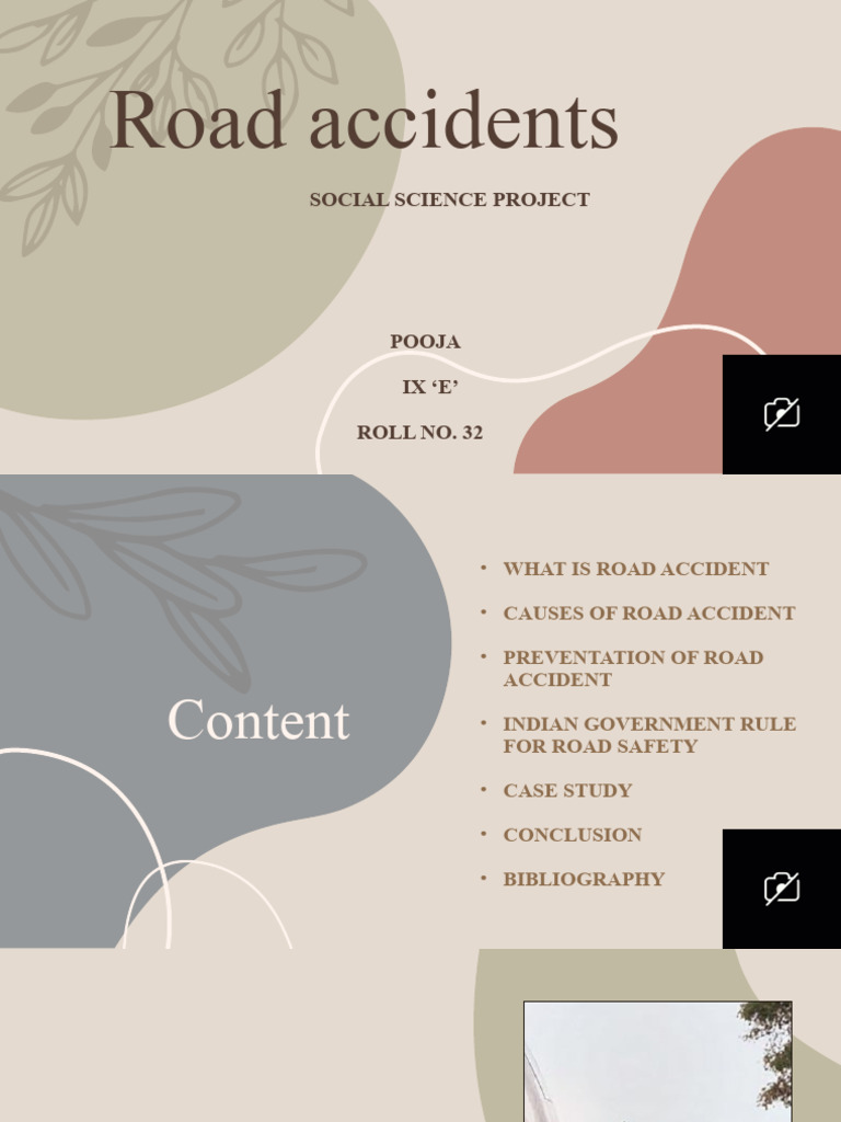 ROAD Accident Pooja 2024 Project | PDF | Traffic Collision | Road ...