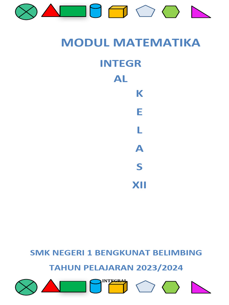 Modul Integral Kelas Xii | PDF