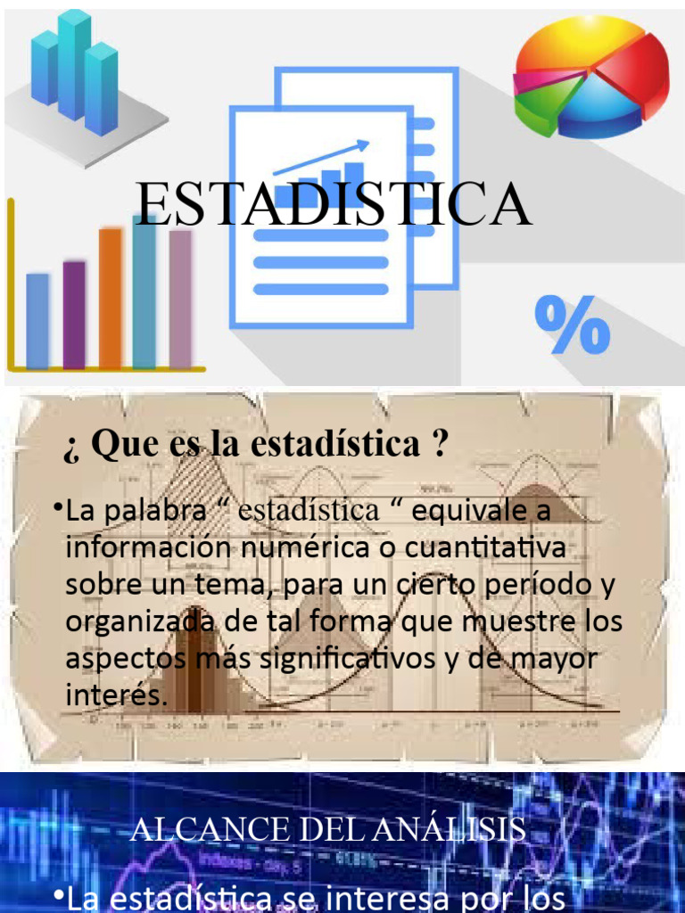 ESTADISTICA | PDF | Estadísticas | Datos