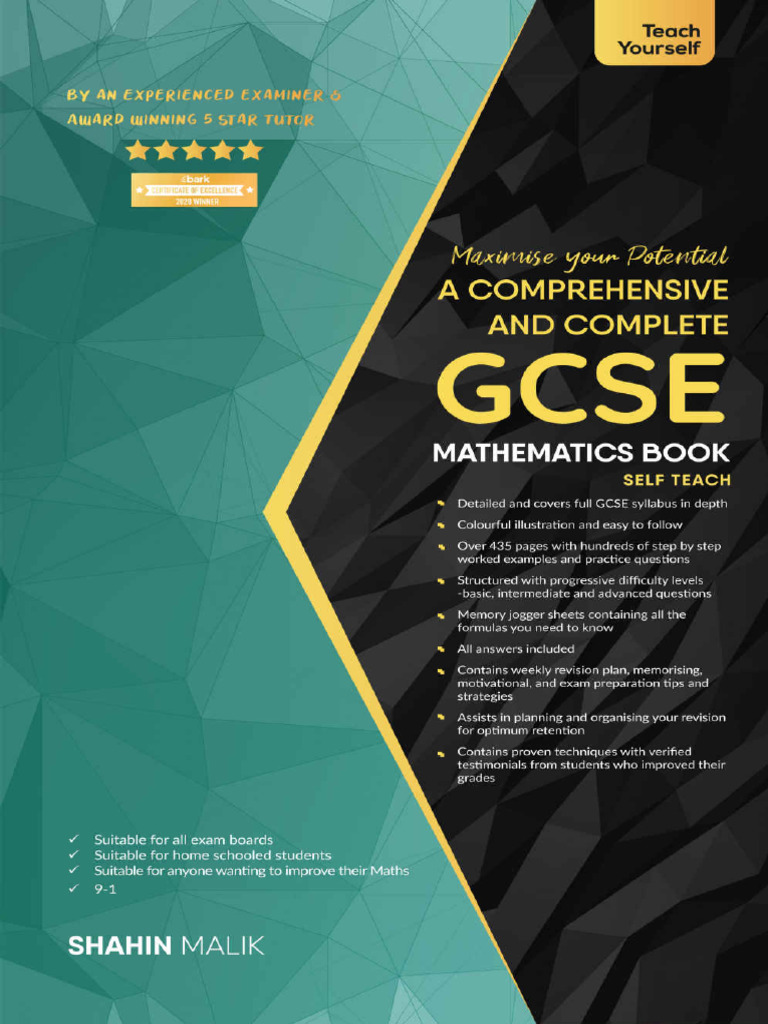GCSE Mathematics Book Self Teach | PDF | Division (Mathematics) | Numbers