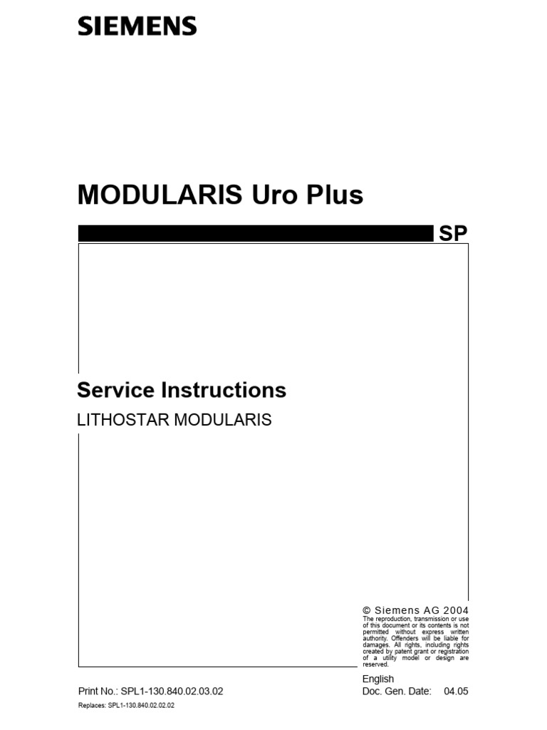 Modularis Uro Plus | PDF | Electricity | Electrical Engineering