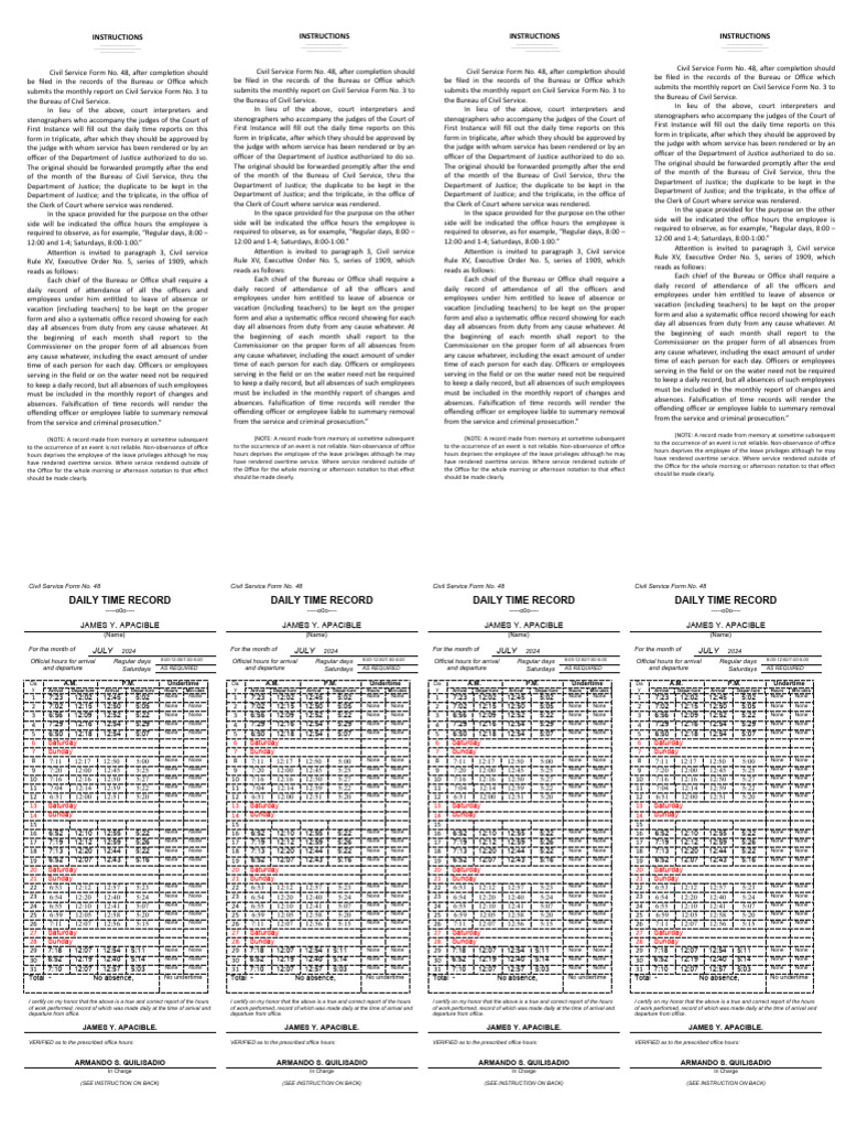 Instructions Instructions Instructions Instructions | PDF | Law Clerk ...