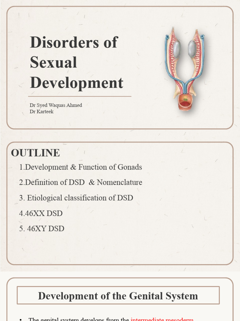 Disorder of Sexual Development (Autosaved) | PDF | Intersex | Sexual Anatomy