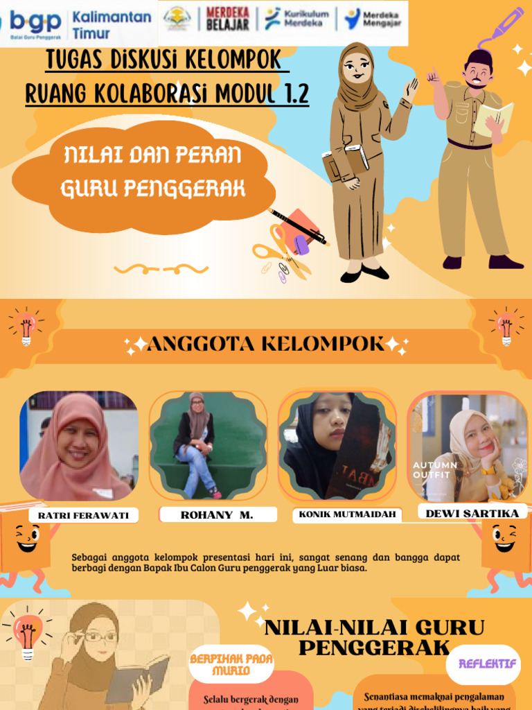 Rohani Matande - Nilai Dan Peran Guru Penggerak | PDF | Karier ...